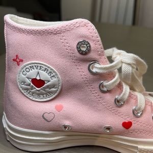 Converse | Shoes | Converse Womens Pink Chuck 7 Y2k Heart | Poshmark